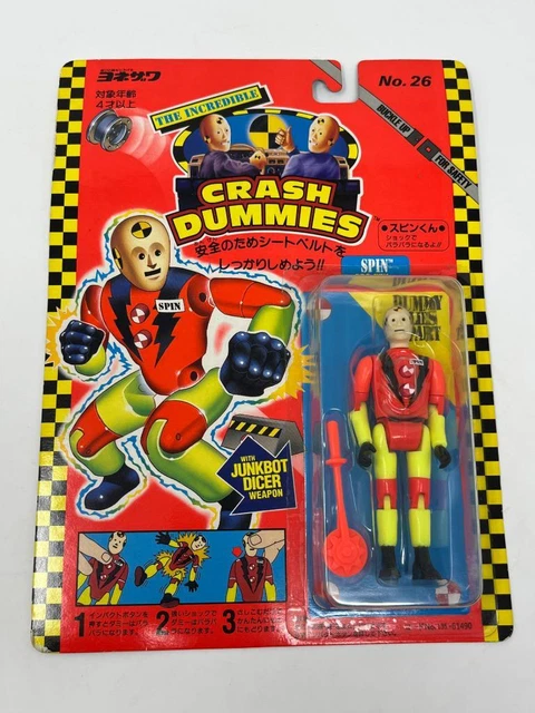 JAPANESE CRASH DUMMIES No. 26 Pro Tek Spin Sealed! Mosc! Tyco 1992. £94 ...