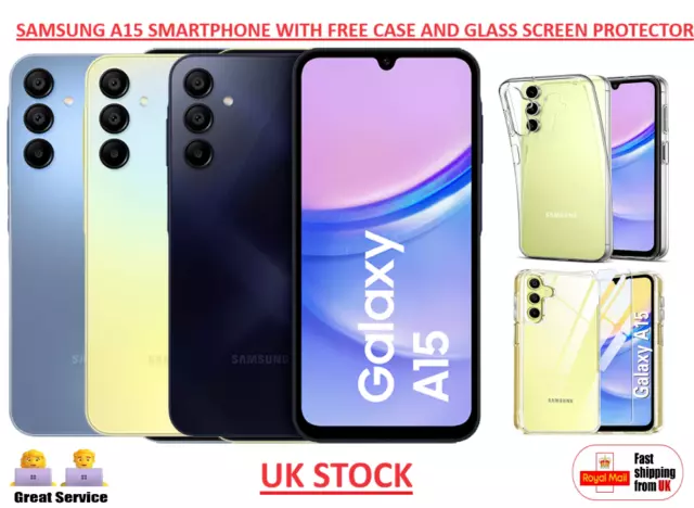 NEW SEALED SAMSUNG Galaxy A15 Smartphone 128GB Unlocked 4G Dual Sim All ...