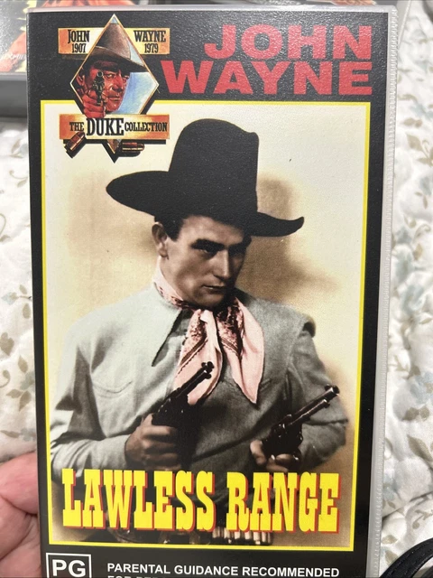 WESTERN JOHN WAYNE LAWLESS RANGE VHS Tape $10.00 - PicClick AU