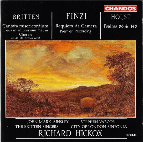 BENJAMIN BRITTEN GERALD Finzi Gustav Holst John Mark Ainsley Stephen ...