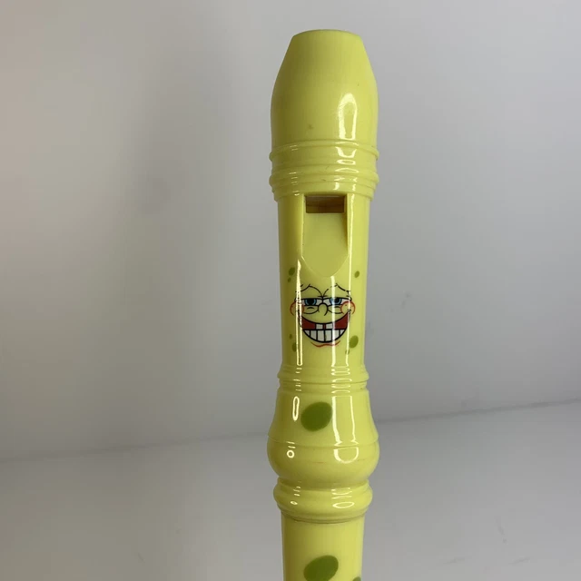 RARE SPONGEBOB SQUAREPANTS Musical Recorder Instrument Yellow Face 2010 ...