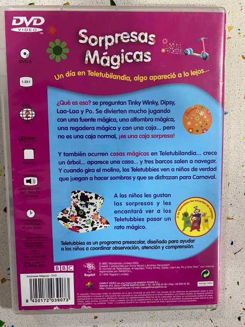 TELETUBBIES DVD ¡ Handwave Magic! BBC Spanish English Catalan PAL $24. ...