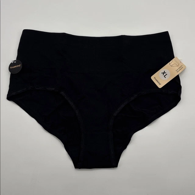 TRUEKIND COOL COMFORT Cotton Smoothing Panty Black size XL 56002 £12.72 ...
