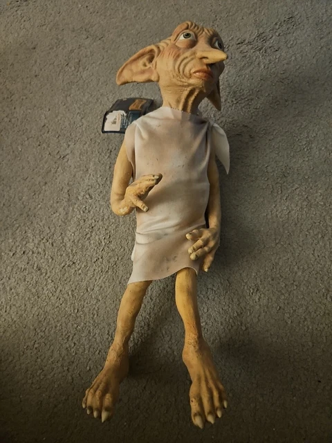 RARE HARRY POTTER Large Dobby The House Elf Doll Figure Bendable ...