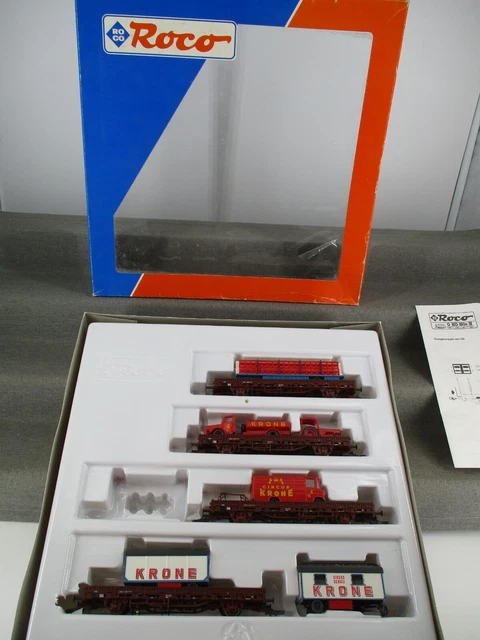 ROCO SPUR H0 44017 Güterwagen Set 4-teilig Circus Krone in OVP EUR 99 ...