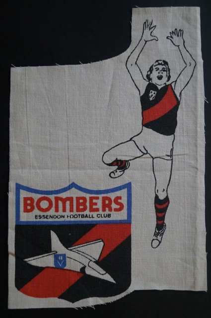ESSENDON BOMBERS AFL-VFL Football VFL Era Bombers Sew On Cloth Team ...