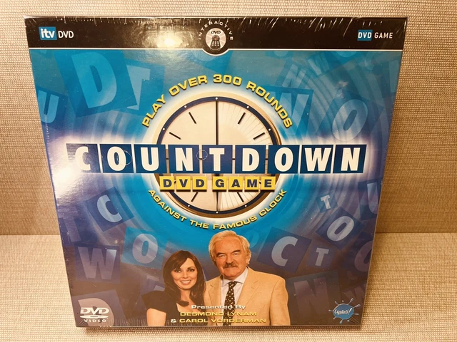 COUNTDOWN DVD BOARD Game ITV Carol Vorderman - Brand New and Sealed ...