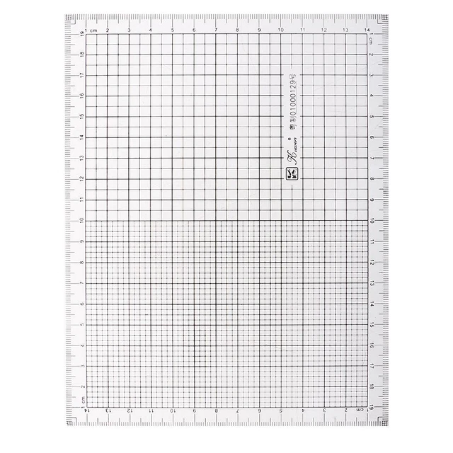 ACRYLIC COORDINATE RULER Graph Ruler Scale Grid Ruler for Hand Drawing ...