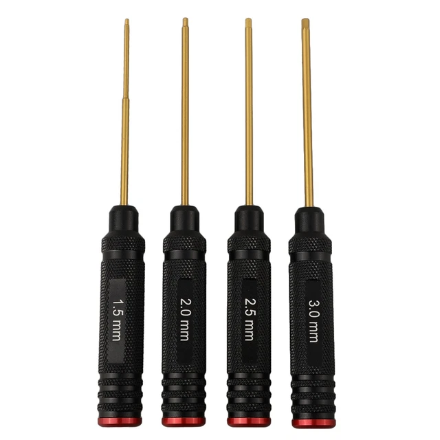 STEEL AND TITANIUM Construction Hex Screw Driver Set for Long lasting ...