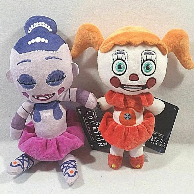 NEW FNAF FIVE Nights at Freddy's Doll Circus Baby Ballora Stuffed Plush ...
