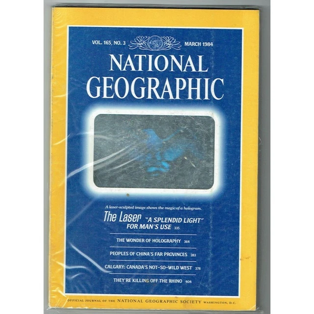 NATIONAL GEOGRAPHIC MAGAZINE March 1984 mbox2804 Vol. 165 No.3 The ...