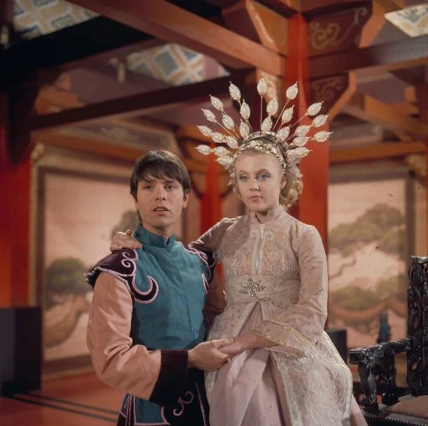 SINGER AND ACTOR Cliff Richard With Actress Vanessa Howard In 1960s Old ...