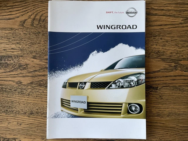 2003 NISSAN WINGROAD Jdm Japan Rare Brochure $19.99 - PicClick AU