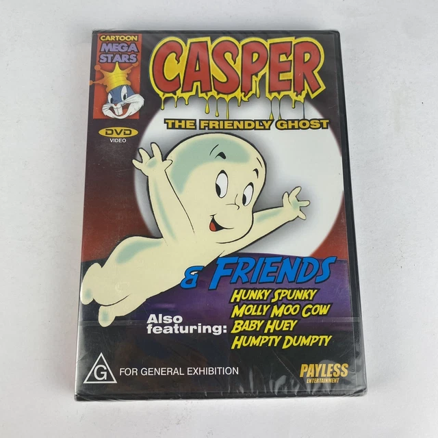 CASPER THE FRIENDLY Ghost DVD PAL 1940s RETRO Vintage Cartoon Series ...