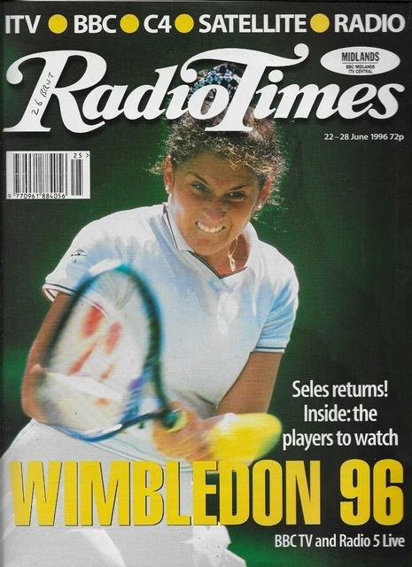 RADIO TIMES MAGAZINE Midlands Edition - 22 - 28 June 1996 - Monica ...