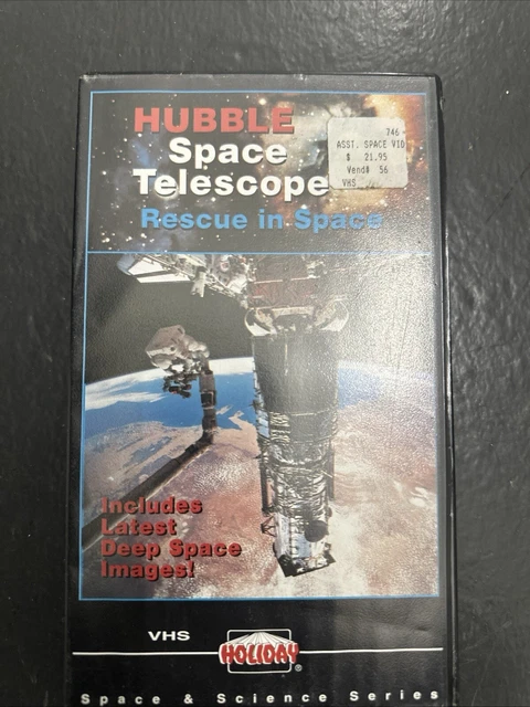 RARE NASA HUBBLE Space Telescope Rescue In Space VHS Movie Tape Video ...