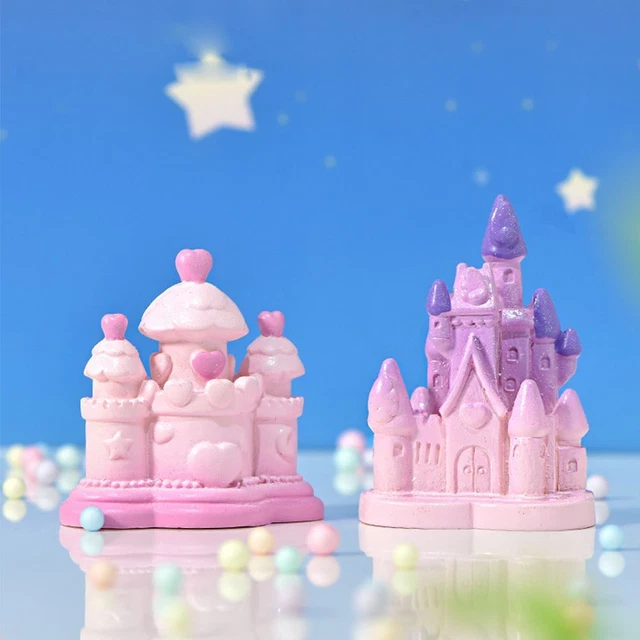 FIGURINE DIY FAIRY Tale Castle Miniature Fantasy Micro Landscaping Moon ...