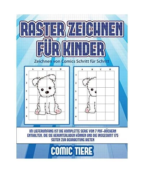 ZEICHNEN VON COMICS Schritt für Schritt (Raster zeichnen für Kinder ...
