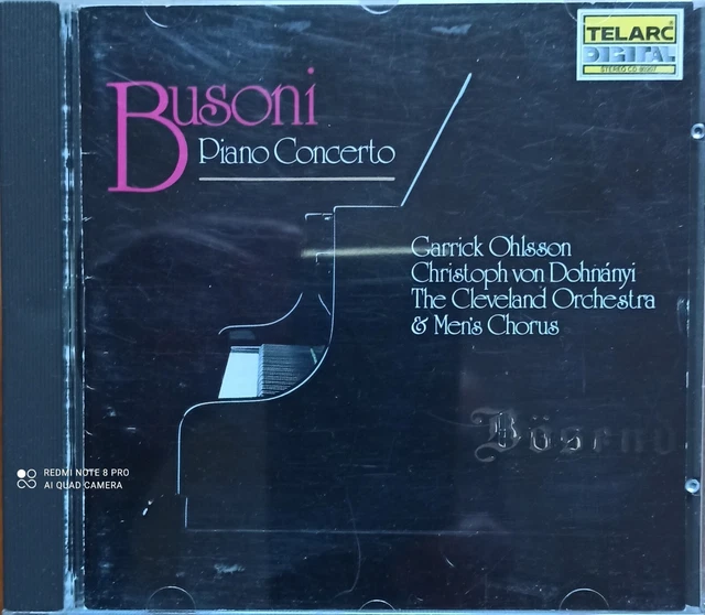 CD BUSONI PIANO Concerto / G. Ohlsson - C. von Dohanyi / Cleveland Orchestra EUR 7,00 - PicClick FR