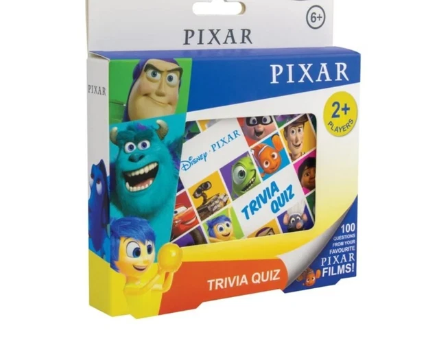 DISNEY PIXAR TRIVIA Quiz Card Game Family Fun Gift Games Night birthday ...
