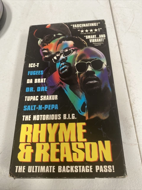 RHYME & REASON VHS Rap Documentary Tupac Shakur & Notorious BIG £6.49 ...