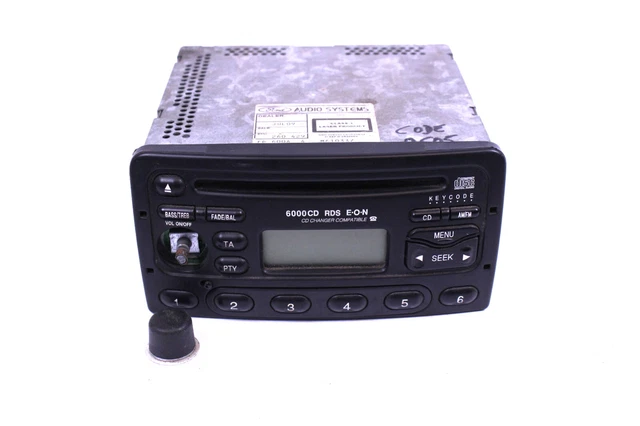 ORIGINAL FORD CAR radio 6000 CD RDS Focus Mondeo Fiesta transit + code ...