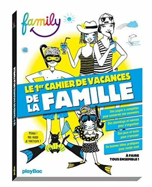 LE 1ER CAHIER de vacances de la famille ! Family | Très bon état EUR 6 ...