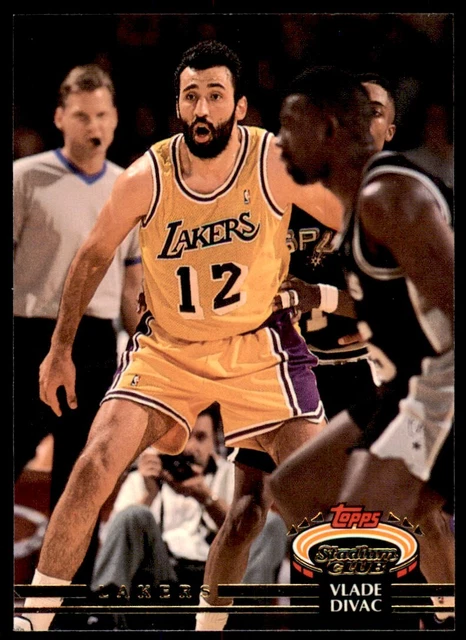 1992-93 STADIUM CLUB Vellade Divac Los Angeles Lakers #126 EUR 1,94 ...