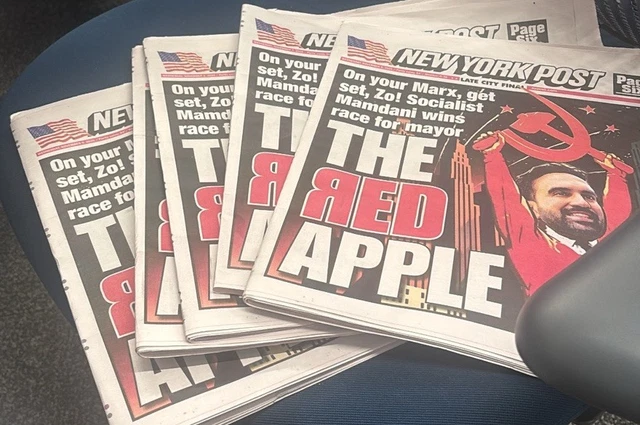 NEW YORK POST Mamdani Elected Mayor; Nov. 5, 2025; Full Newspaper THE ...