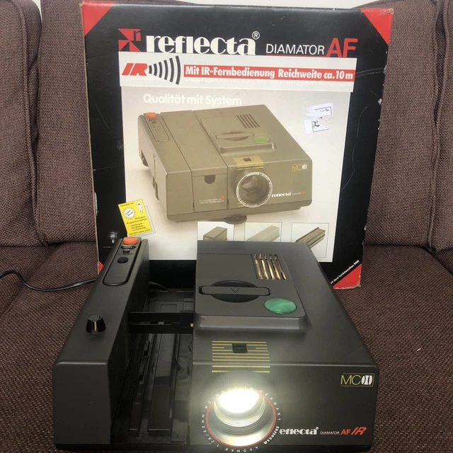 BOXED REFLECTA DIAMATOR AF 35mm Slide Projector - Working-beautiful ...
