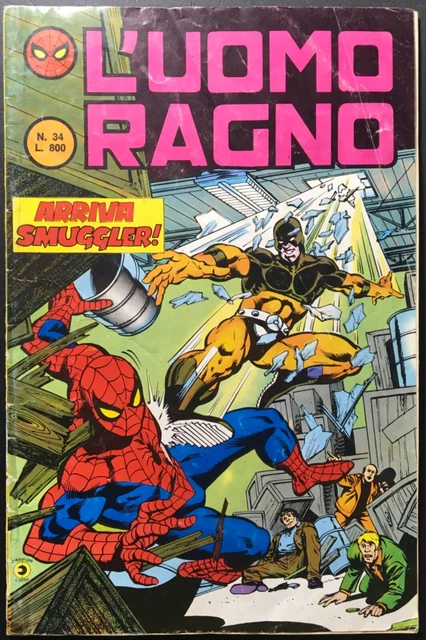 L’UOMO RAGNO 34 seconda serie editoriale Corno Arriva Smuggler 1983 Jim Shooter EUR 9,99 ...