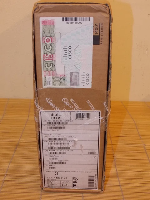 NEW CISCO 887M-K9 ADSL2/2+ Annex M Router with 4 port 10/100 Switch NEU ...