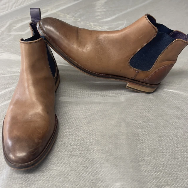 TED BAKER LONDON Camroon 4 Chelsea Boot Brown Leather Men Sz 12 Luxury ...