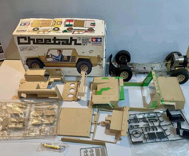 TAMIYA LAMBORGHINI CHEETAH 58007 Nos Body Set +Free Cheetah Chassis For ...