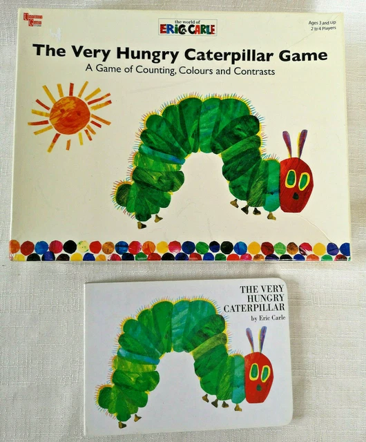 ERIC CARLE THE Very Hungry Caterpillar BOOK & BOARD GAME kids classic ...