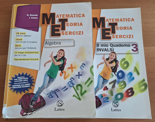 MATEMATICA TEORIA ESERCIZI: Algebra + Il mio quaderno INVALSI 3 ...