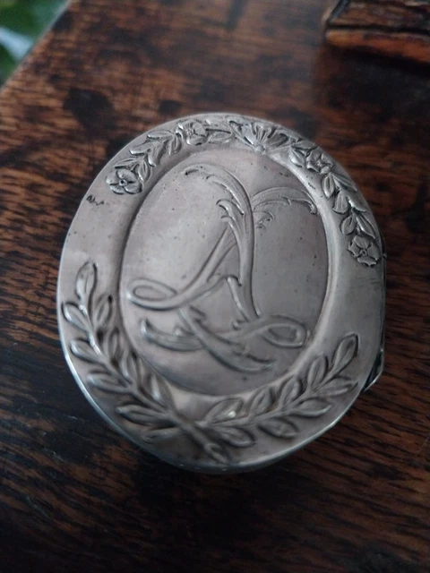ANCIENNE PETITE BOITE Argent Massif Art Nouveau EUR 60,00 - PicClick FR