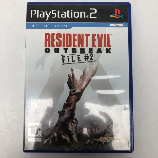 SONY PLAYSTATION 2 Game Resident Evil Outbreak File #2 Horror Zombies ...