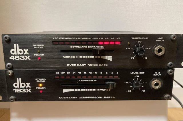 DBX 163X 463X 2 Unit Set Compressor Vintage £141.04 - PicClick UK
