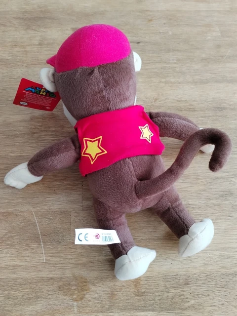 NINTENDO DIDDY KONG Super Mario plush soft toy PMS 2009 RARE arcade ...