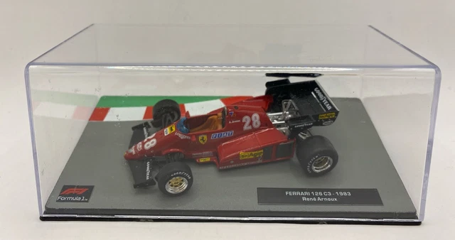PANINI F1 CAR Collection 1/43 - FERRARI 126 C3 Rene Arnoux 1983 £12.00 ...