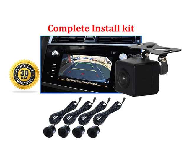 REVERSE CAMERA KIT with Parking Sensors to suit Subaru Outback 2015 to ...