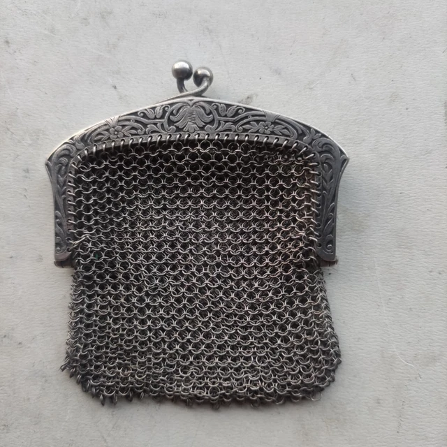 PETITE BOURSE Ancienne En Argent EUR 21,50 - PicClick FR