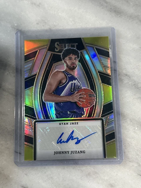 2023-24 PANINI SELECT JOHNNY JUZANG #SSS-JJU Signature Prizm Auto Utah ...
