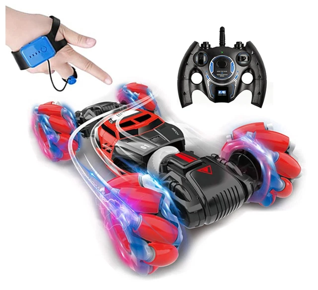 360° RC STUNT Car Remote Control Off-Road Gesture Sensing Twisting Flip ...