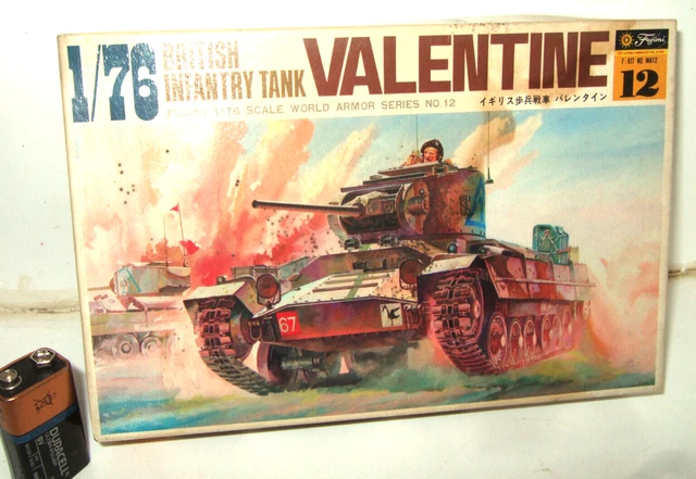 FUJIMI WA12 BRITISH Infantry Tank Valentine Model Kit in 1:76 Scale £19 ...
