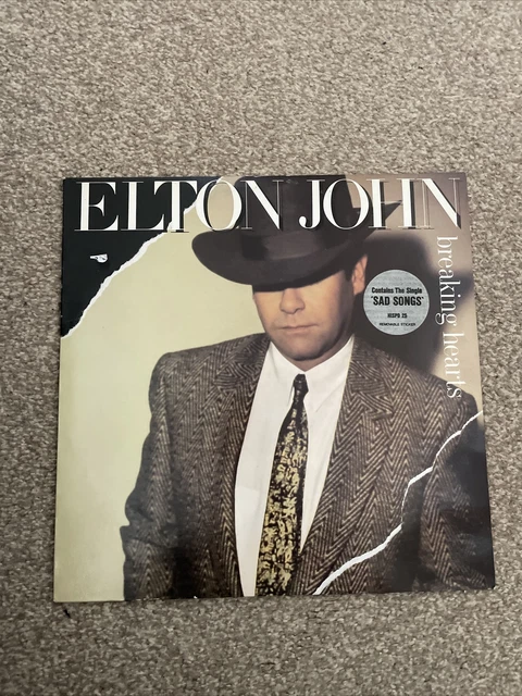 VINYL RECORD LP- ELTON JOHN-Breaking Hearts- 1984-UK-Rocket Records EUR ...