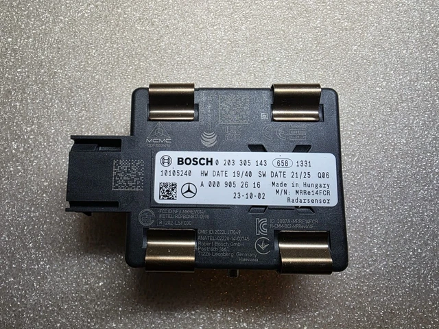 ORIGINAL MERCEDES-BENZ RADARSENSOR Distronic Radar Sensor A0009052616 ...