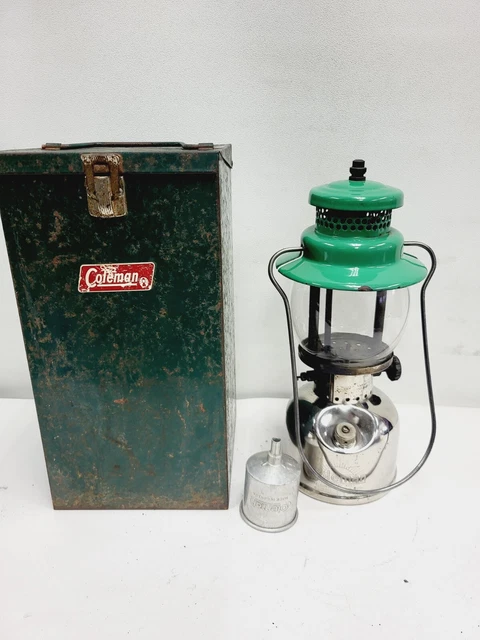 VTG LANTERN COLEMAN Model 242B Chrome Dated 1941 C With Metal Case And ...