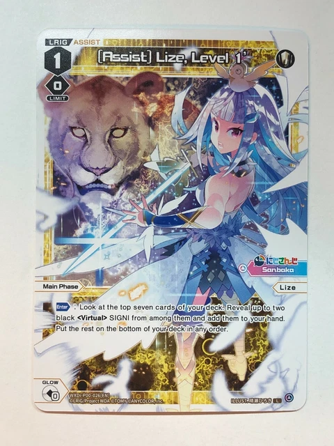 WIXOSS INTERLUDE DIVA [Assist] Lize, Level 1' WXDi-P00-026[EN] NM/M EUR 2,21 - PicClick FR